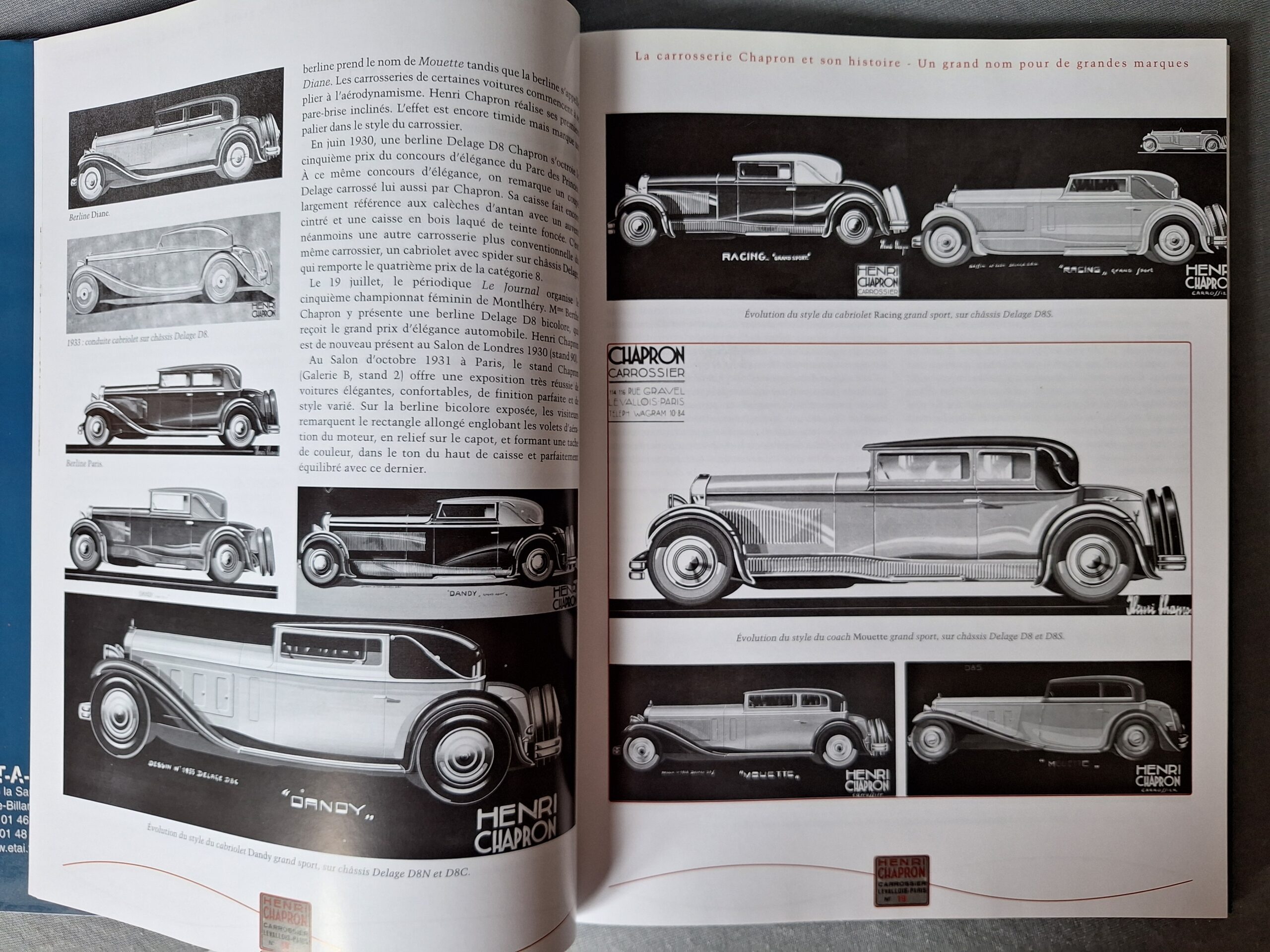 HENRI CHAPRON – Carrosserie francaise - Car Book Classics